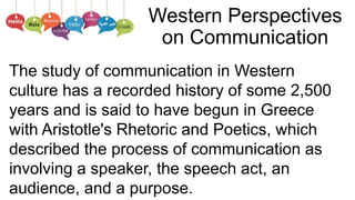 Cultural definitions of comm | PPTX