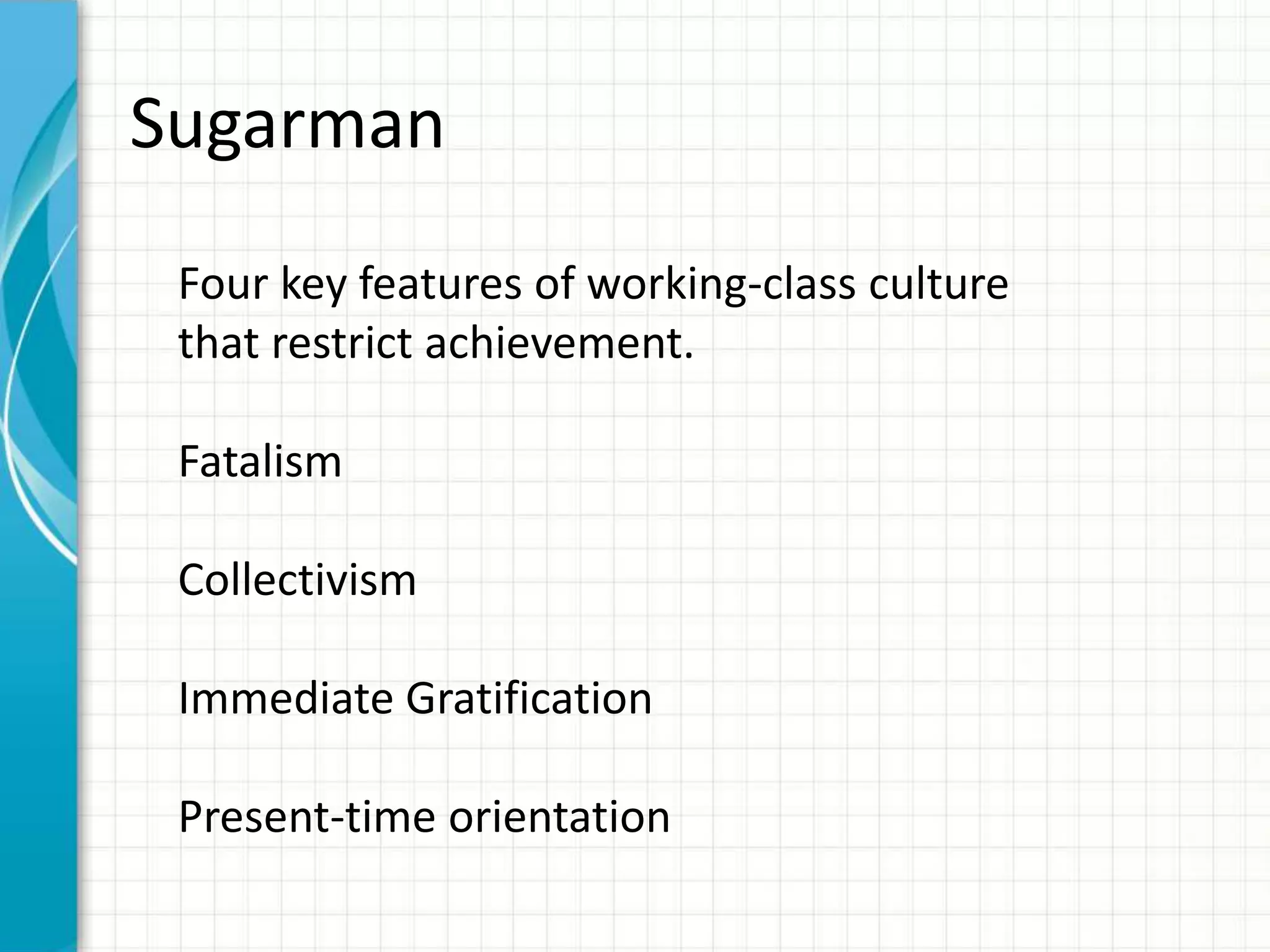 Cultural deprivation theory of education | PPTX