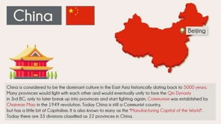 Cultural differences between China & UK | PPTX