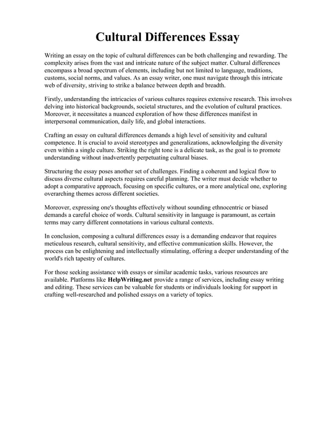 Cultural Differences Essay.pdf