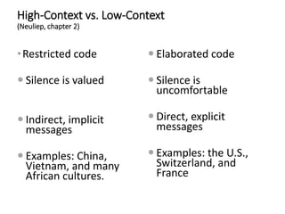 ICS250 3.5 cultural differences | PPT