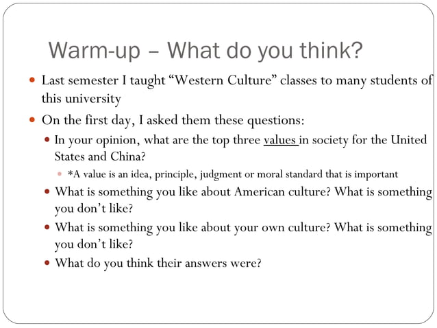 Cultural differences speech | PPT