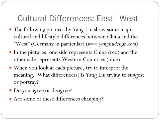 Cultural differences speech | PPT