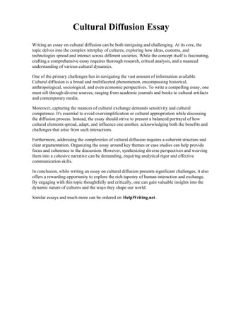 Cultural Diffusion Essay.pdf