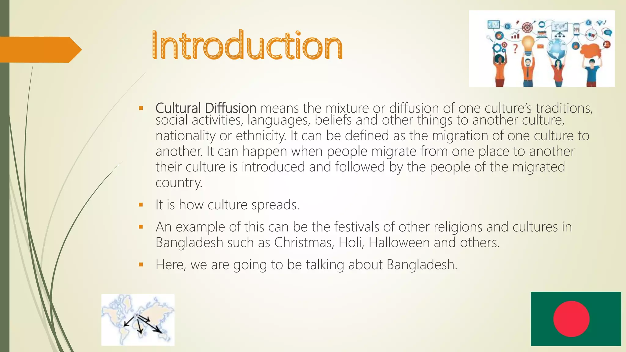 Cultural Diffusion in Bangladesh | PPT
