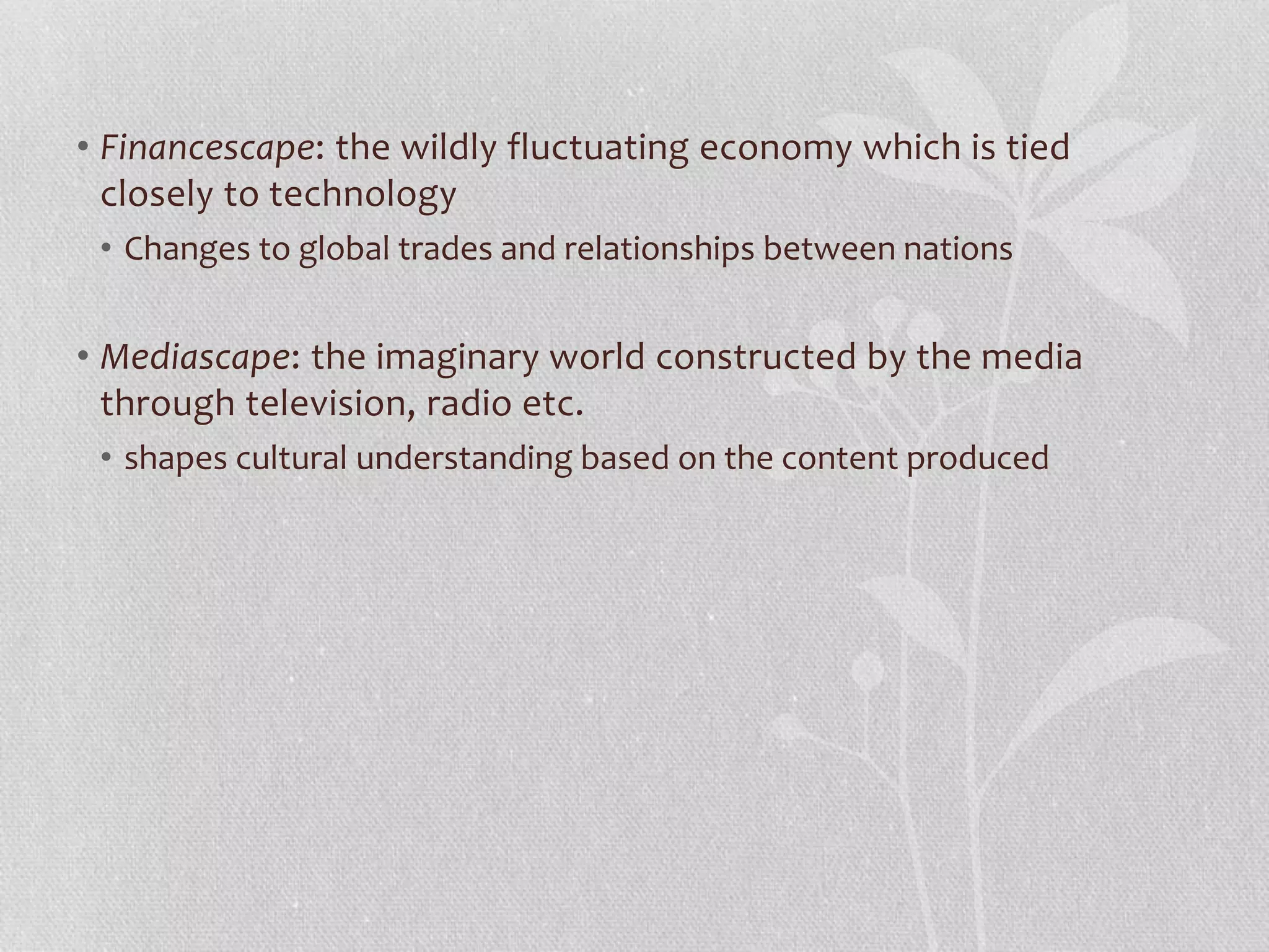 Cultural dimension and international relations | PPTX