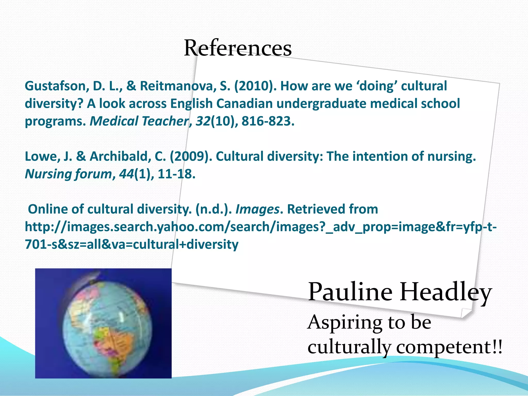 Cultural diversity | PPTX