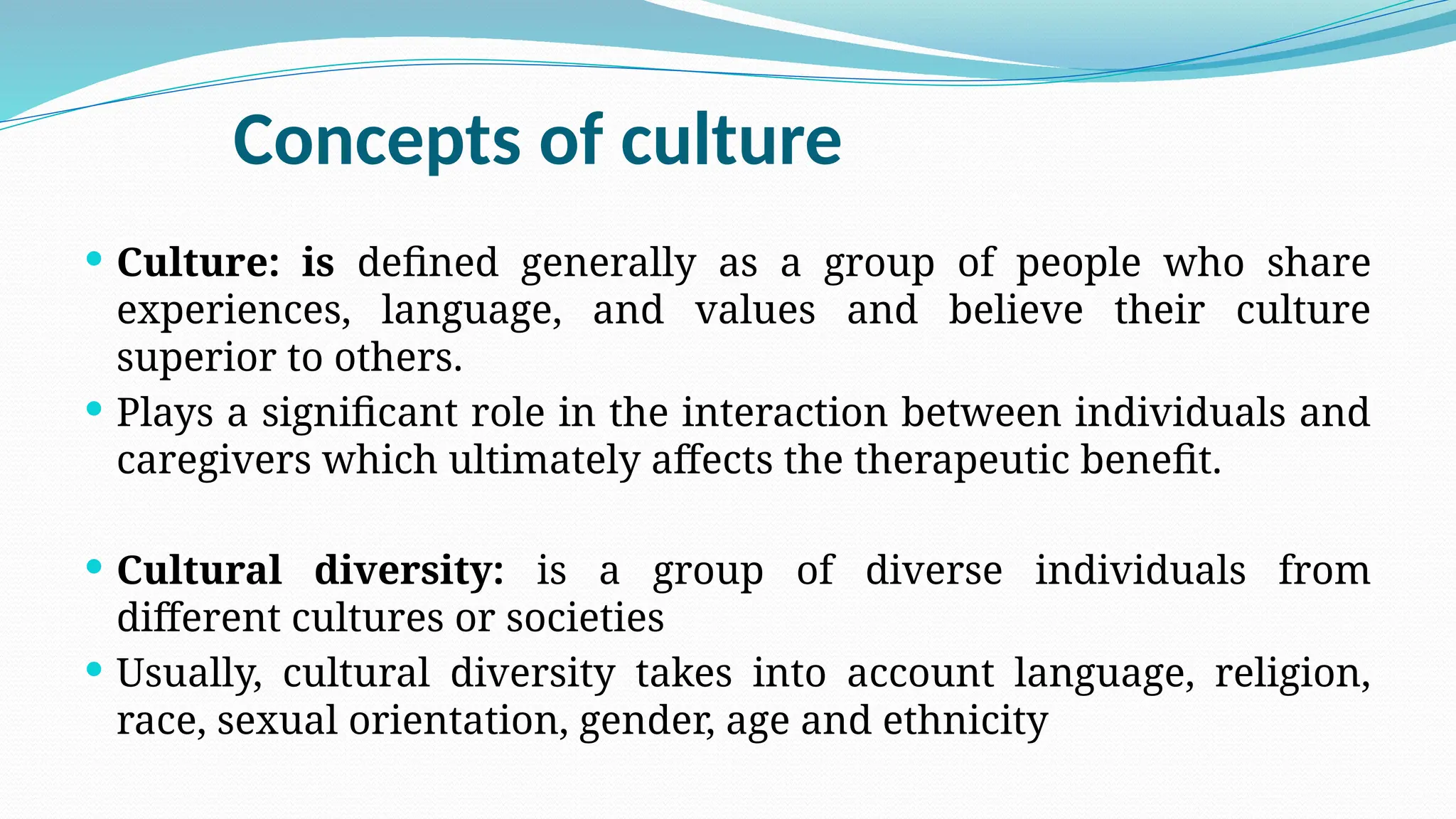 cultural diversity class for medical students | PPTX