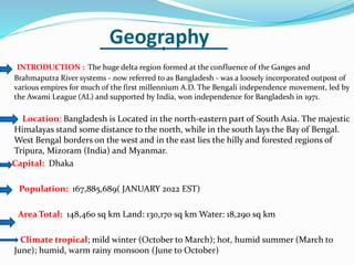 BANGLADESH- A BEAUTIFUL COUNTRY | PPTX