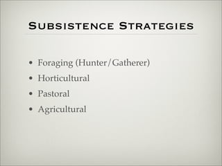 Cultural Ecology | PDF