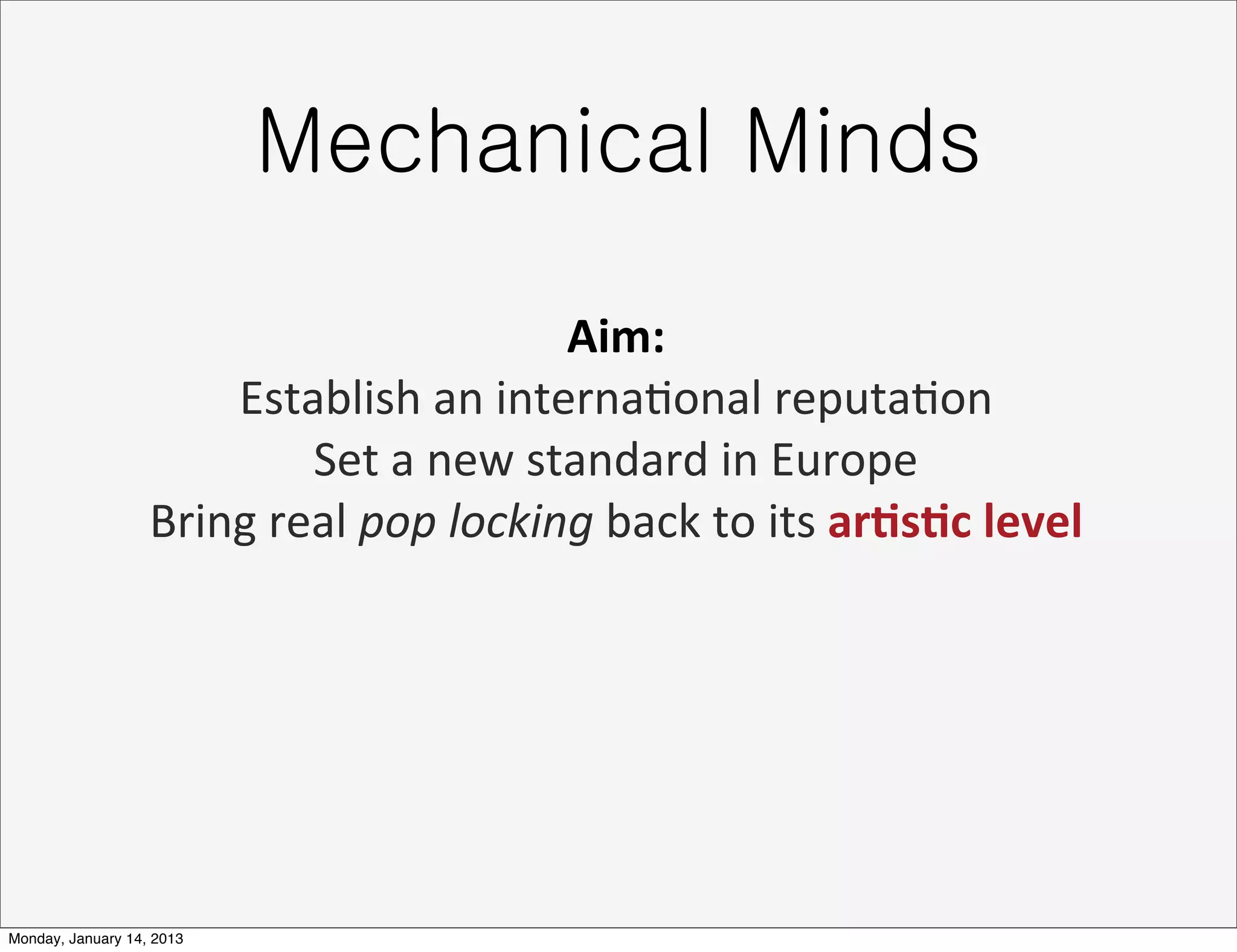 Managing Mechanical Minds | PPT