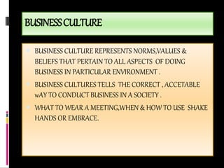 Cultural environment ppt | PPTX
