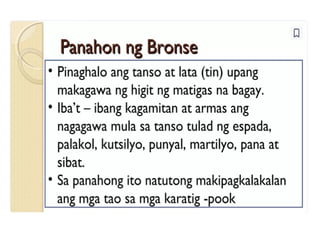 Panahon ng Bato at Metal: Yugto ng Pamumuhay ng Tao at Kahalagahan ng ...