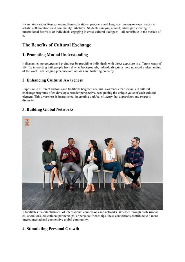 Cultural Exchange: What is Cultural Exchange and Why Exchanging ...