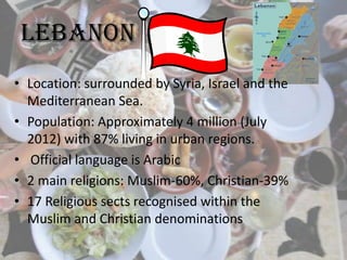 Cultural food presentation final | PPTX