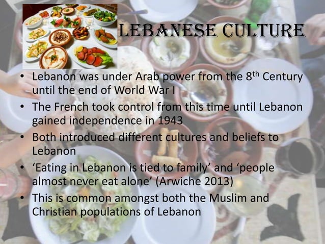 Cultural food presentation final | PPTX