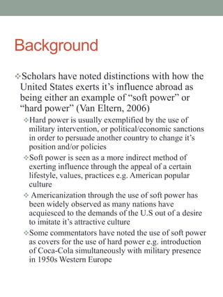 Americanization in the Modern World | PDF