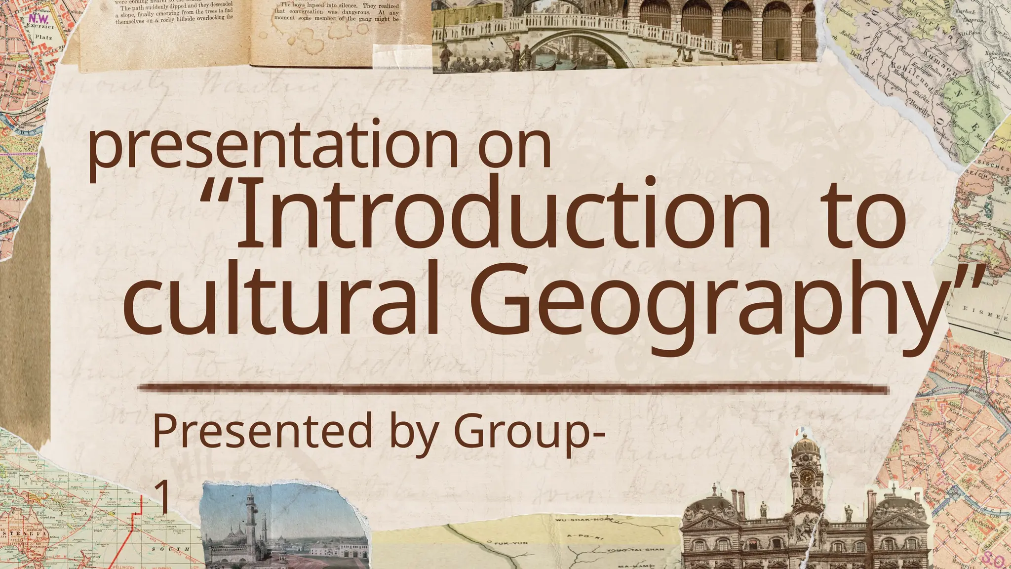 Introduction to cultural geography by Nazmul Alam Shahed , Jagannath ...