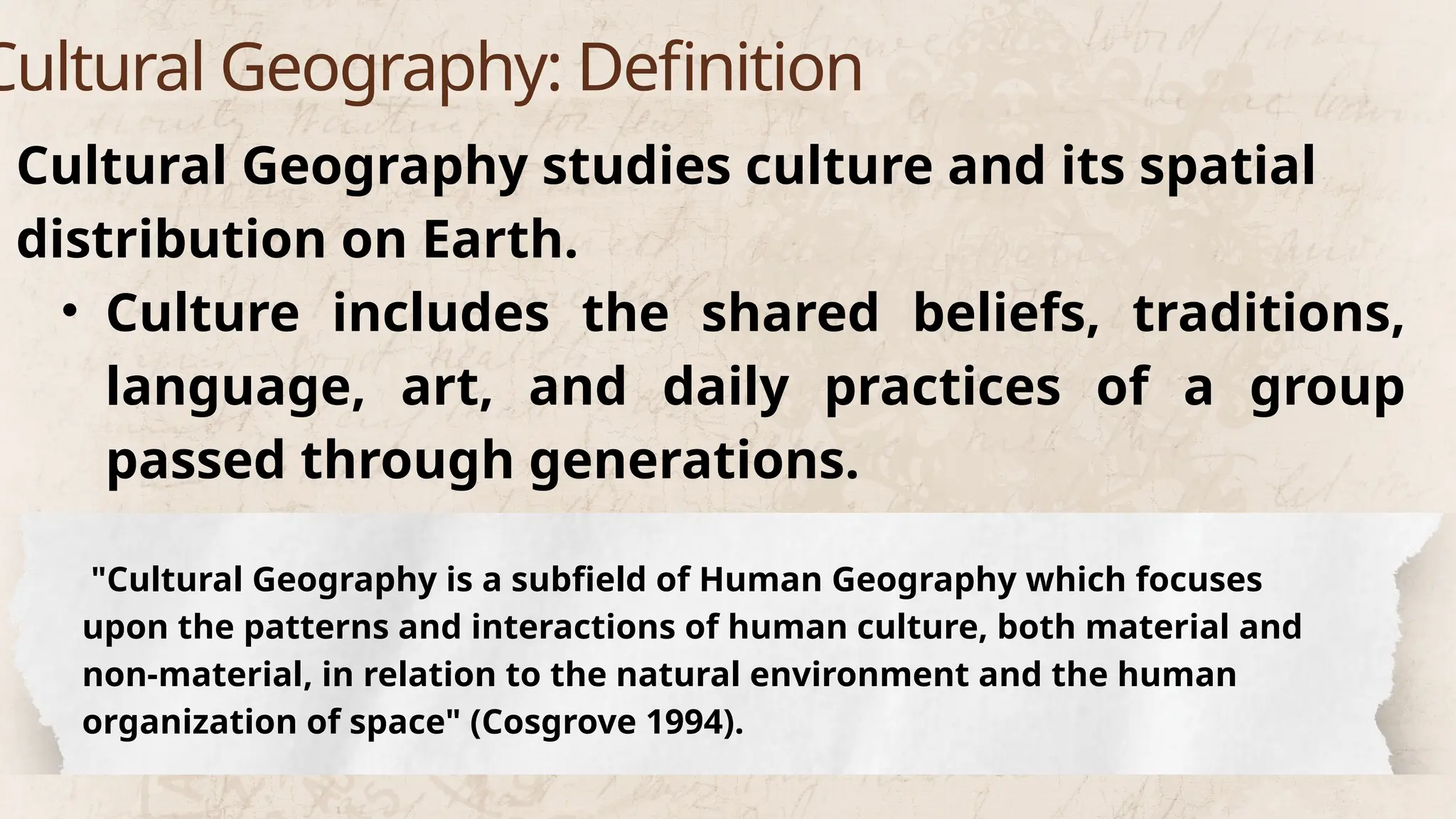 Introduction to cultural geography by Nazmul Alam Shahed , Jagannath ...