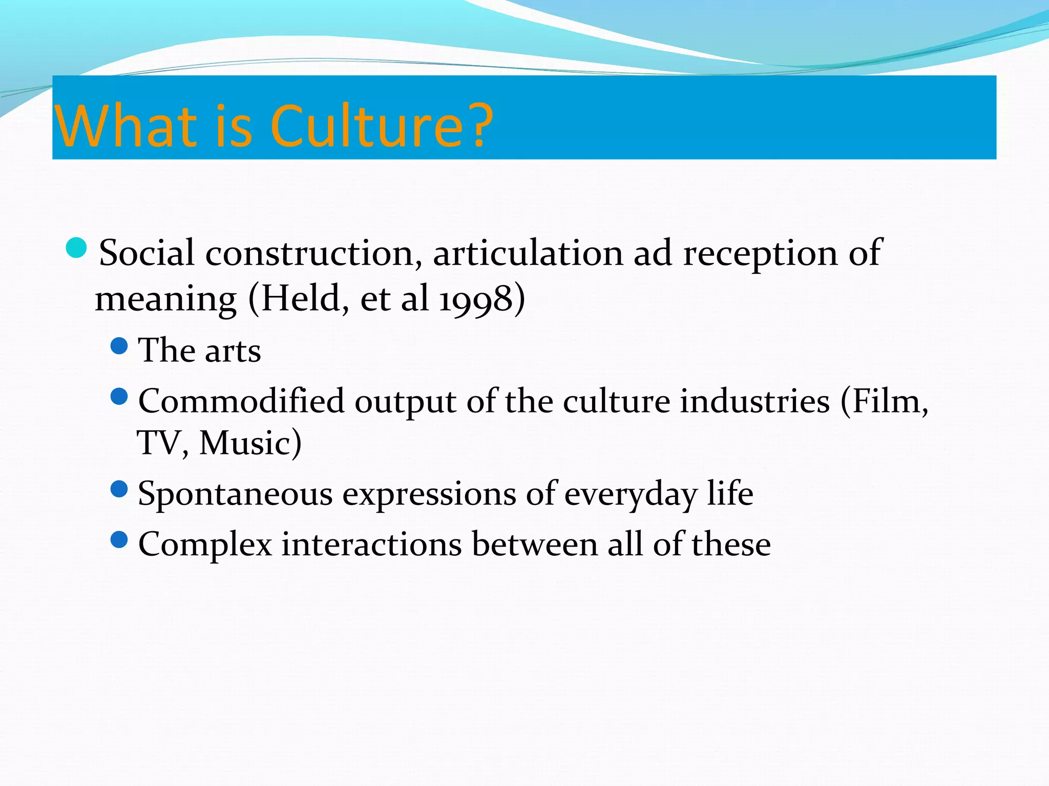 Cultural Globalization | PPT