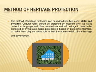 Cultural heritage | PPTX