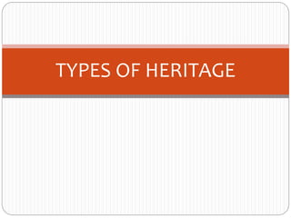 Cultural heritage | PPTX