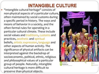 Cultural heritage | PPTX