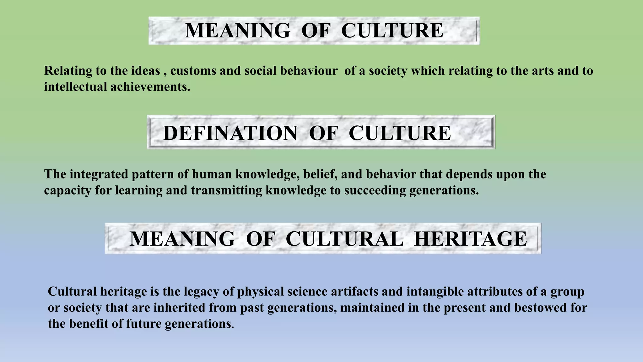 Cultural Heritage of India_by Suparna Roy | PPTX