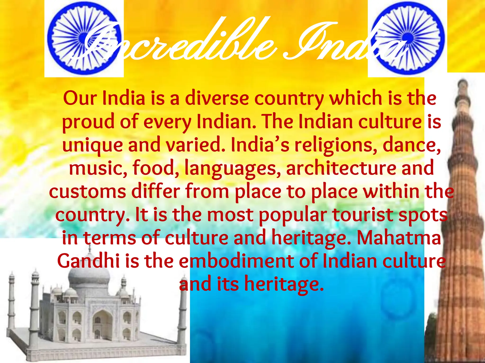 cultural heritage of india class 12 project file cbse | PPTX