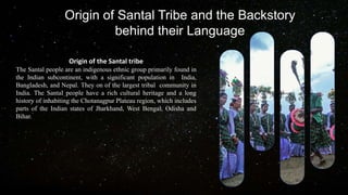 A study on the cultural heritage of Santals.pptx