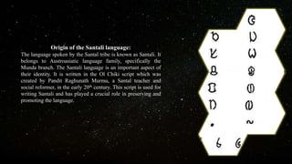 A study on the cultural heritage of Santals.pptx