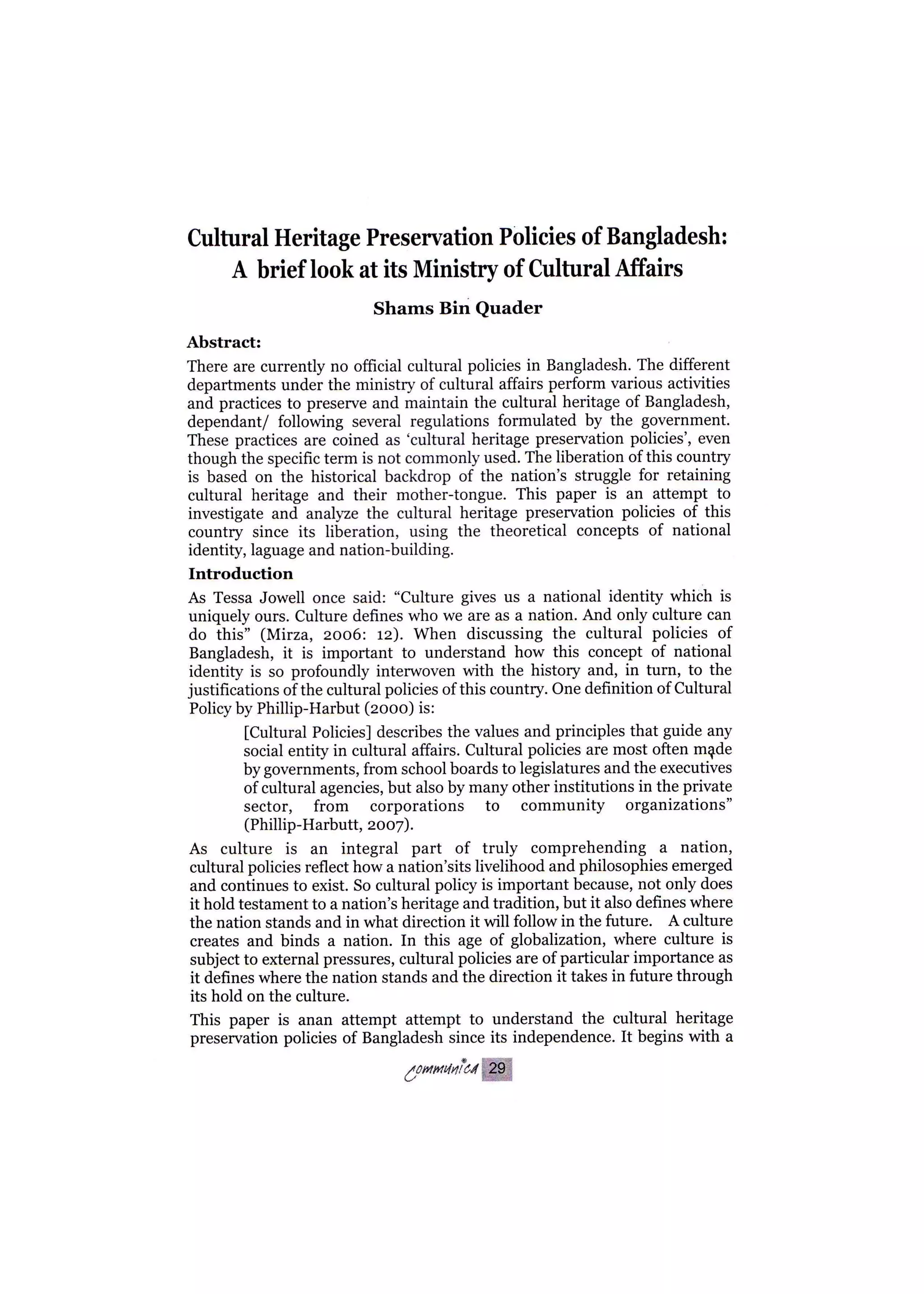 Cultural heritage preservation_policies | PDF