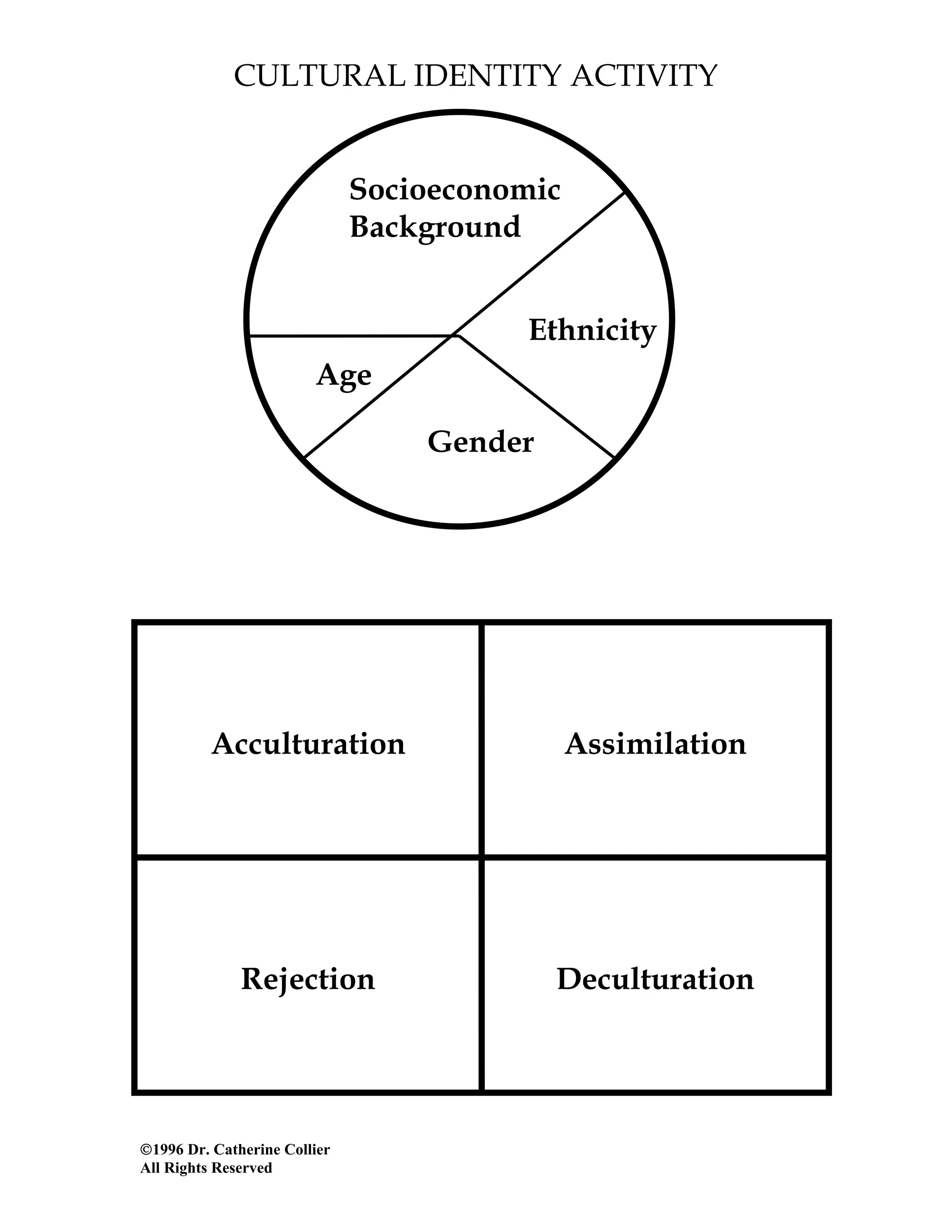 Cultural identity activity | PDF