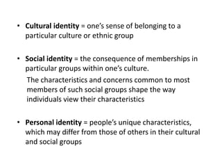 Cultural identity and Cultural biases.ppt