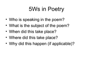 Cultural identity in poetry | PPT