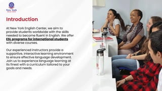 Explore the Best ESL Programs for International Students | PPT