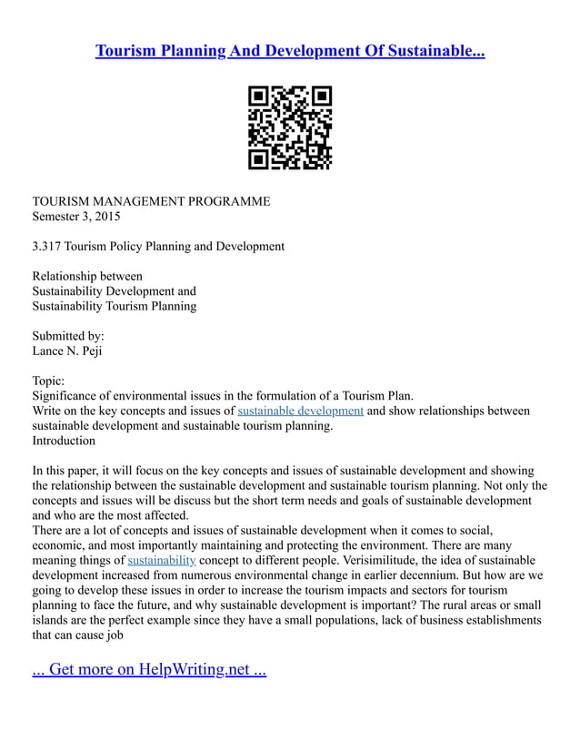 Cultural Impacts Of Tourism Development | PDF