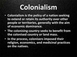 Cultural imperialism paper 11 Post Colonial Studies | PPT