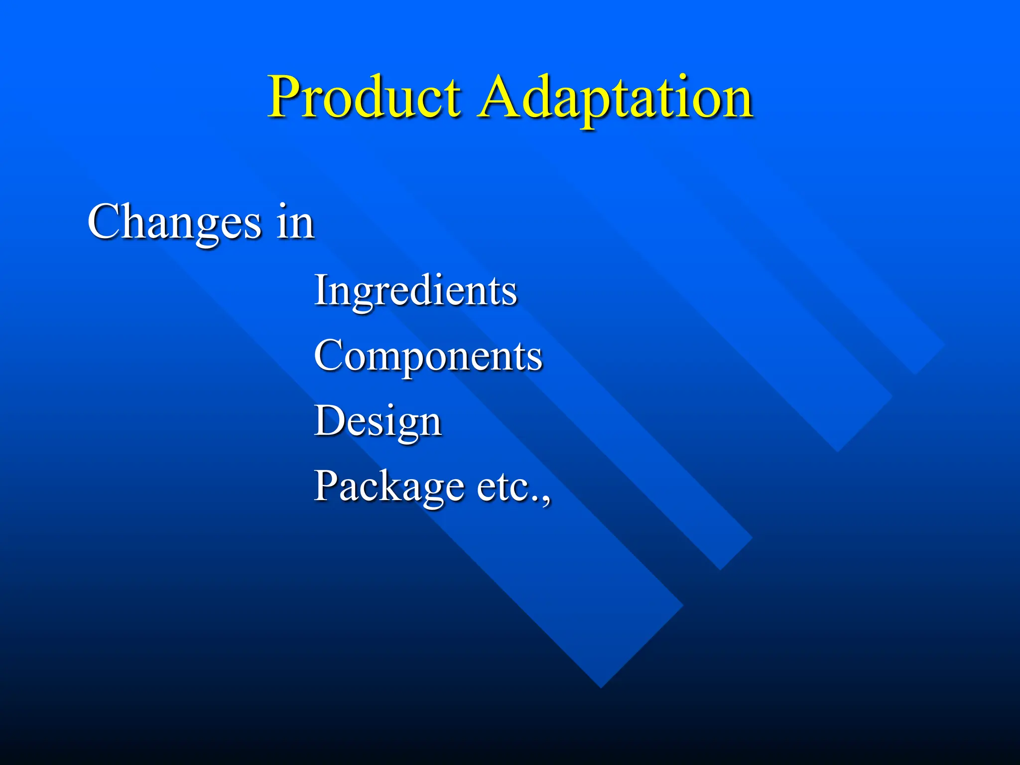 Cultural Influence on Product Adaptation.ppt