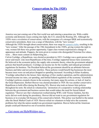 Cultural Influences Of The 1920S | PDF