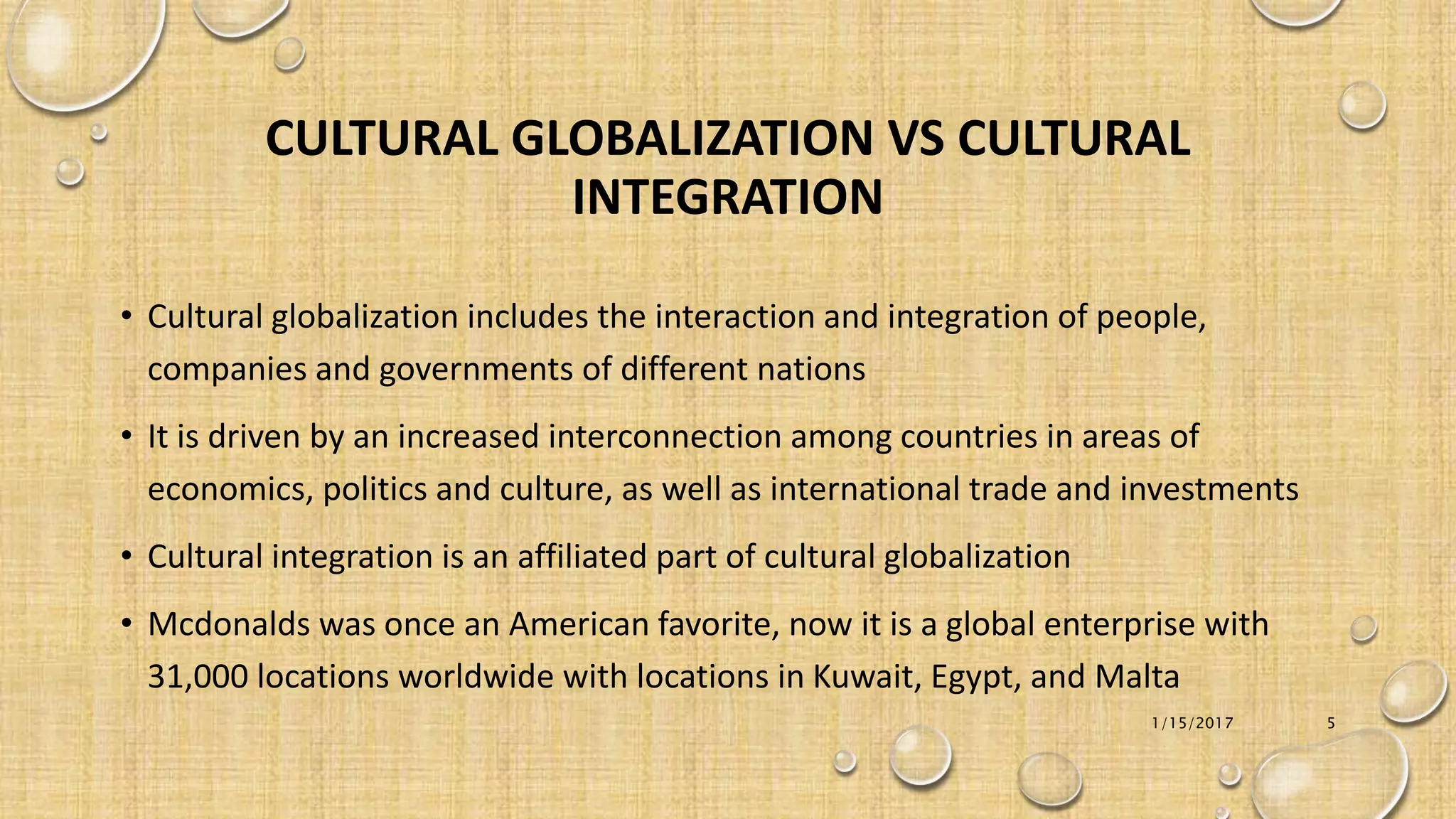 Cultural integration | PPTX