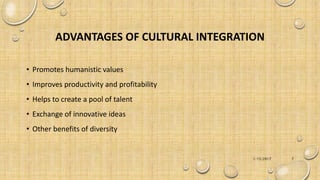 Cultural integration | PPTX