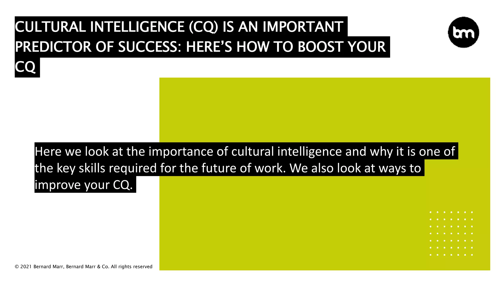 Cultural Intelligence (CQ) Is An Important Predictor Of Success. Here’s ...