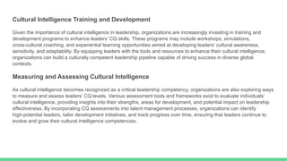 Cultural Intelligence in Leadership: Navigating Cross-Cultural ...