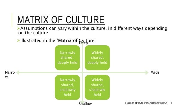 Cultural issues in management in the international context