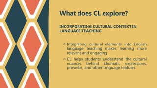 A Brief Discussion of Cultural Linguistics | PPTX