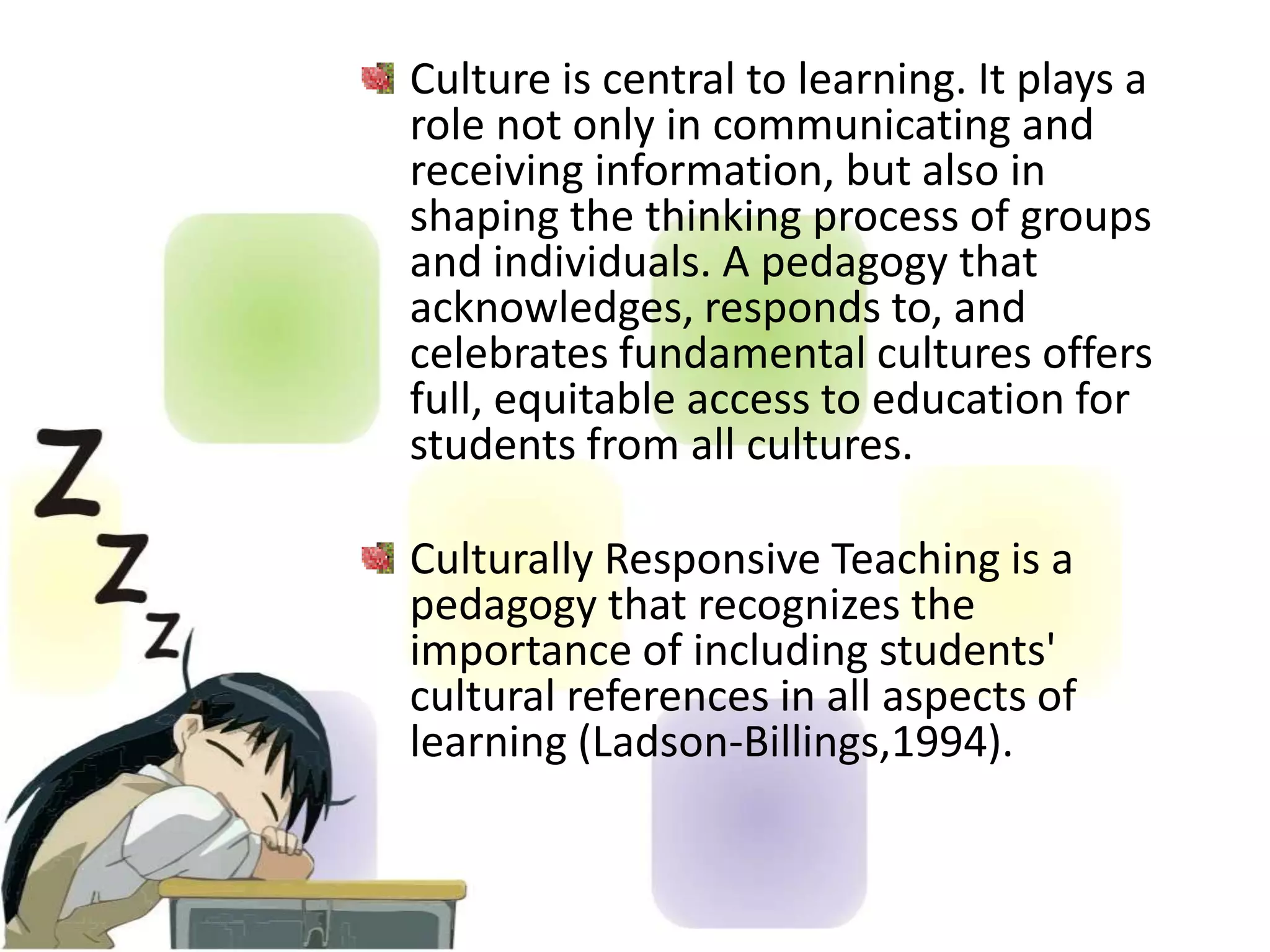 Culturally responsive teaching | PPTX
