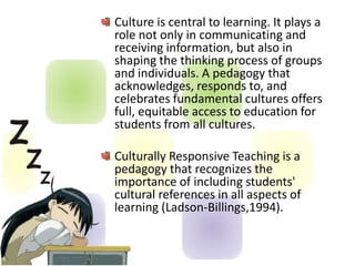 Culturally responsive teaching | PPTX