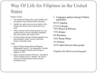 Culturally competent nursing care - To the Filipino Patient | PPTX