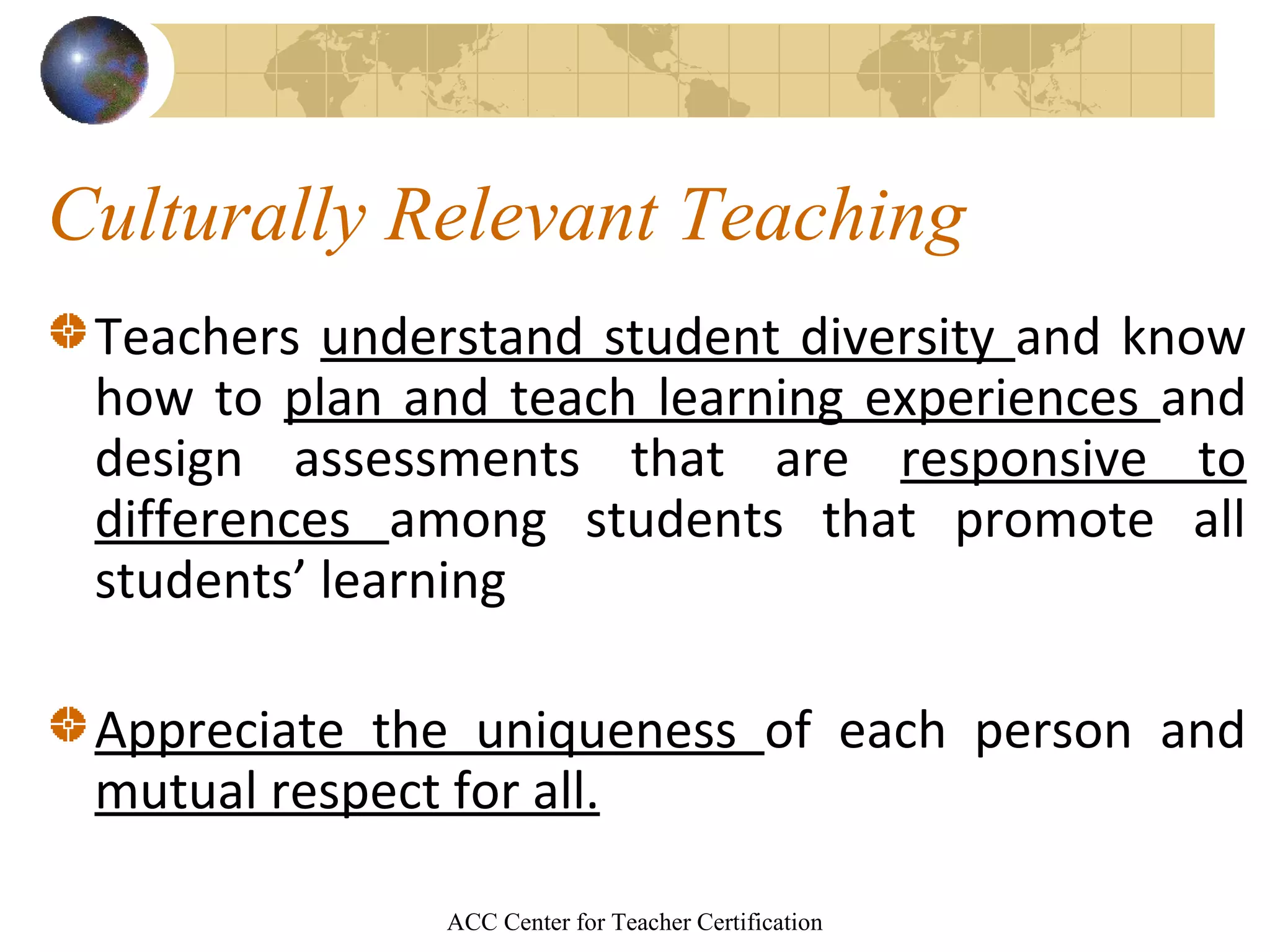 Culturally diverse classrooms | PPT